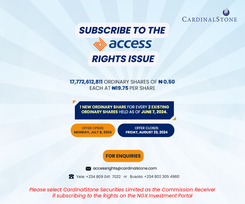Access Holding Rights - CardinalStone